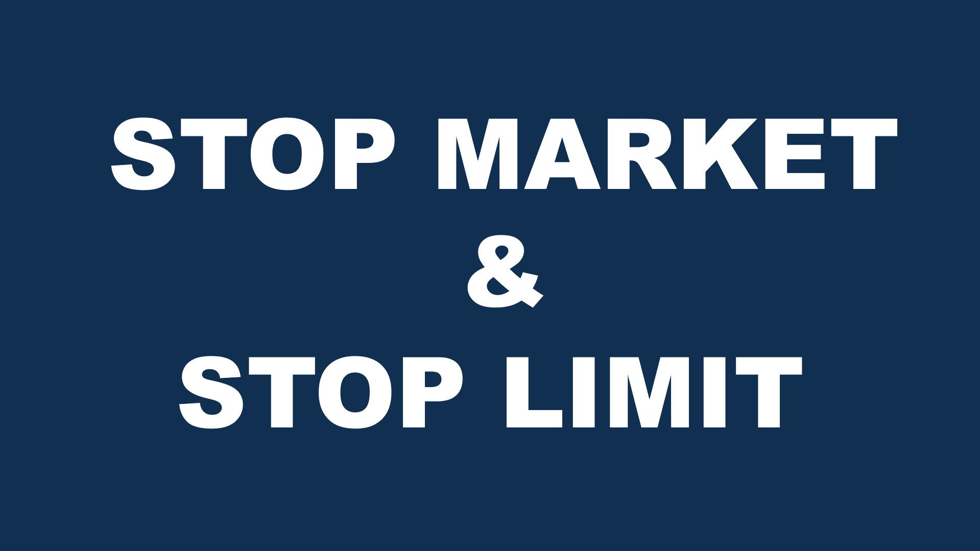 Stop Market і Stop Limit ордери: Як вони працюють? | Fondexx